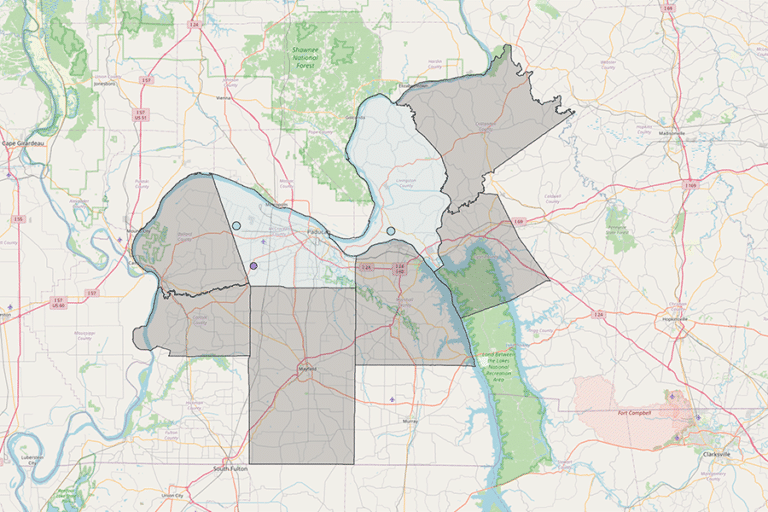 Status Map – Jackson Purchase Energy Cooperative